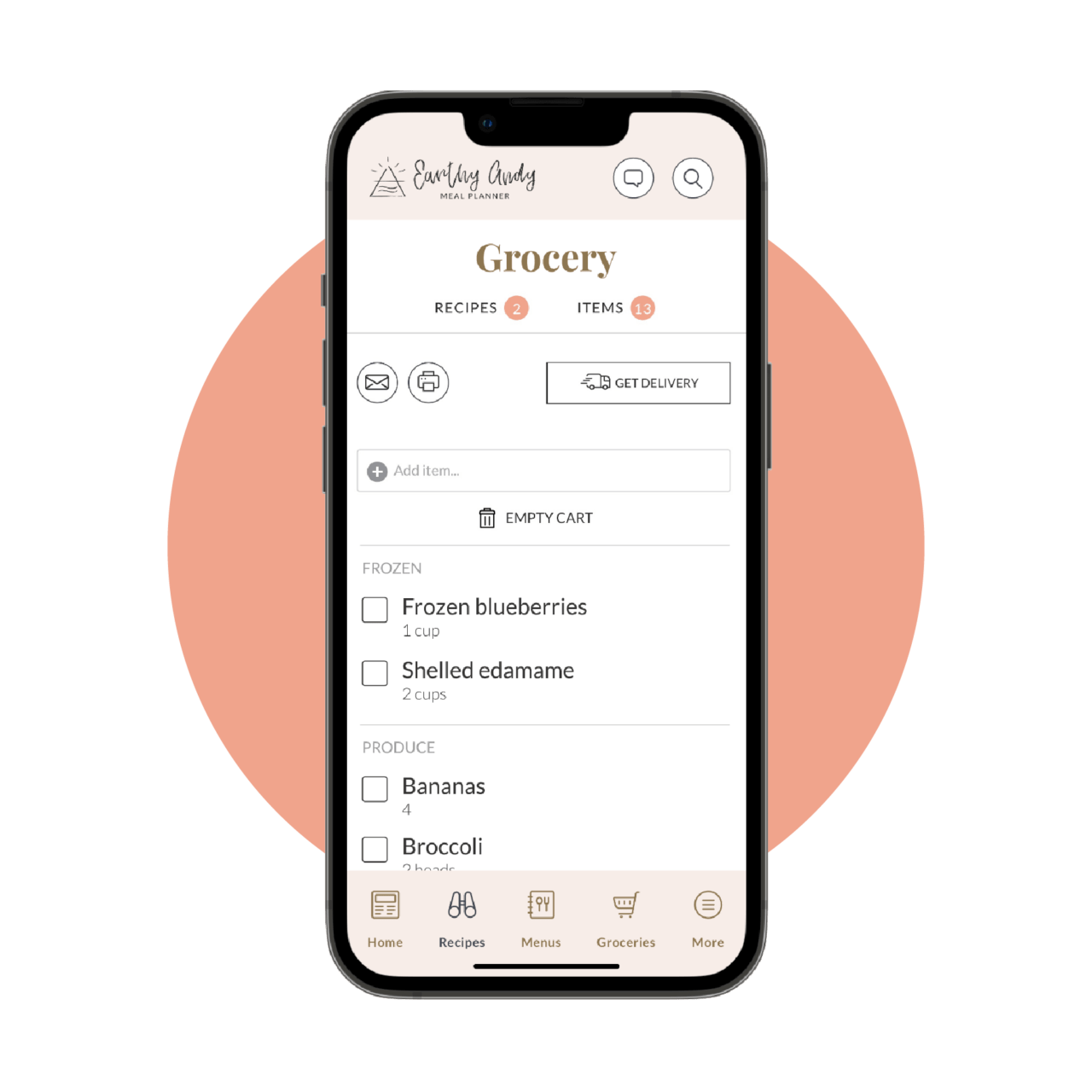 Earthy Andy | Plant Based Meal Planner